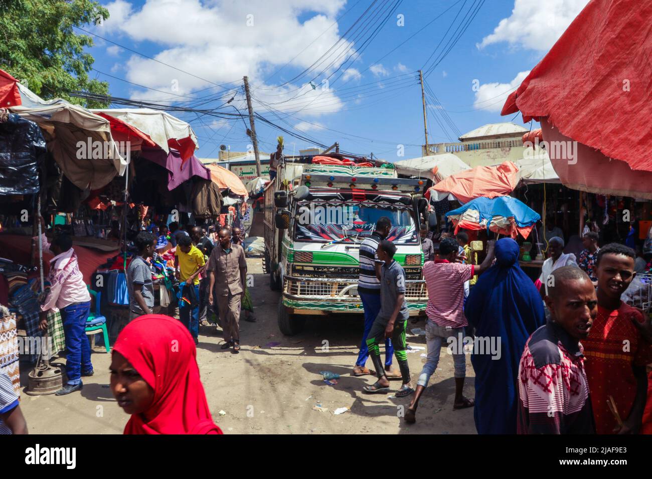 Local Food Market in Hargeisa Stock Photo - Alamy