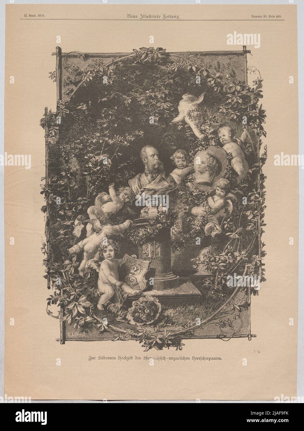 For the silver wedding of the Austro-Hungarian rulers ". Emperor Franz ...