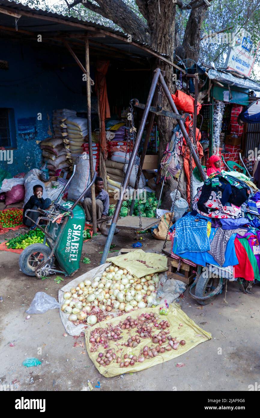 Local Food Market in Hargeisa Stock Photo - Alamy