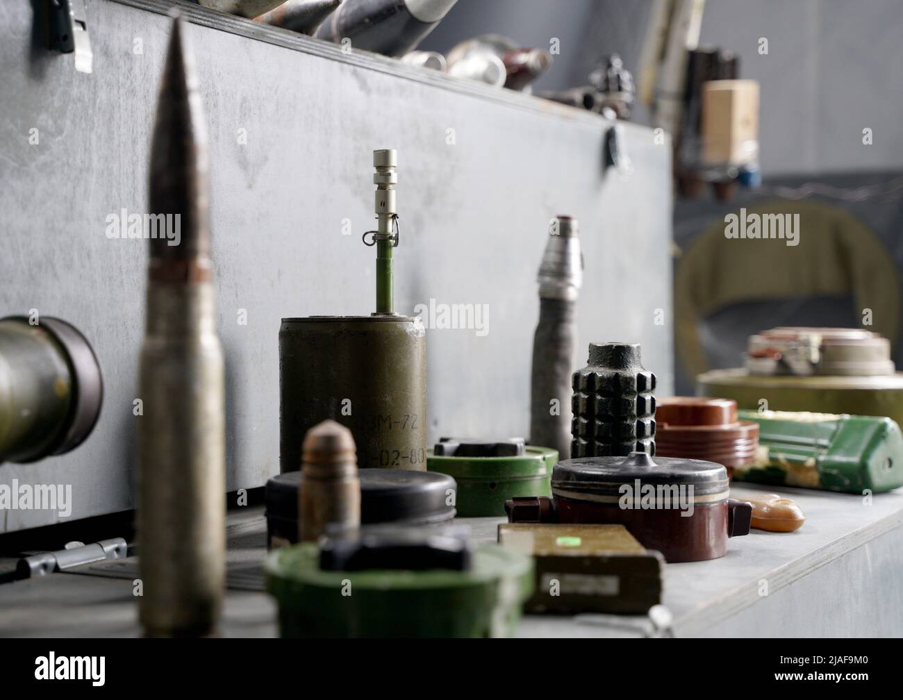Anti personnel artillery munitions hi-res stock photography and images ...
