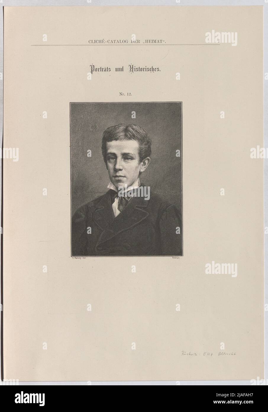 Crown Prince Rudolf of Austria; Archduke Albrecht (from "Ciché-Catalog ...