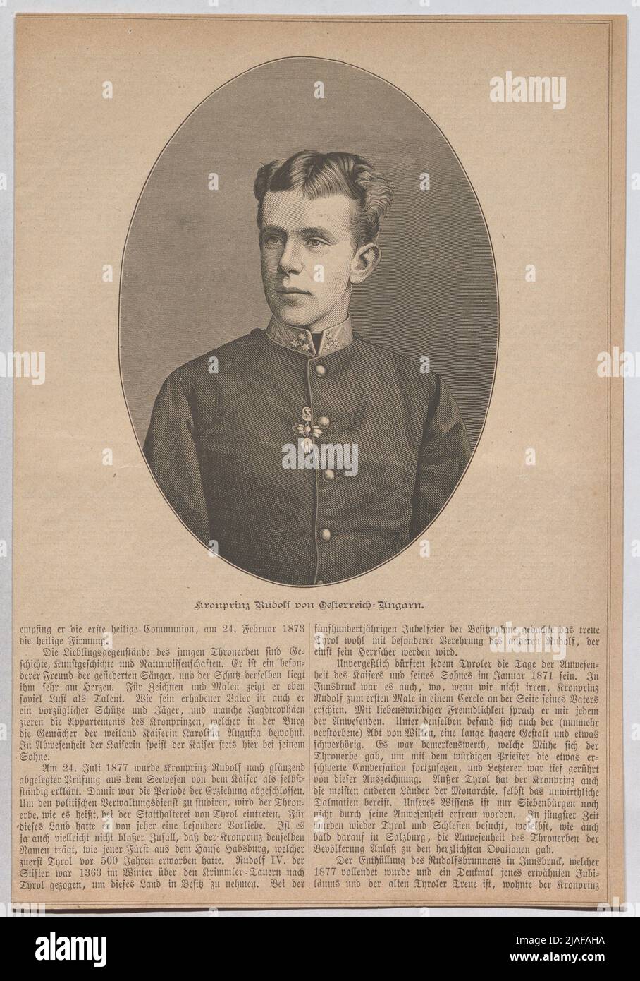 Crown prince rudolf of austria hi-res stock photography and images - Alamy