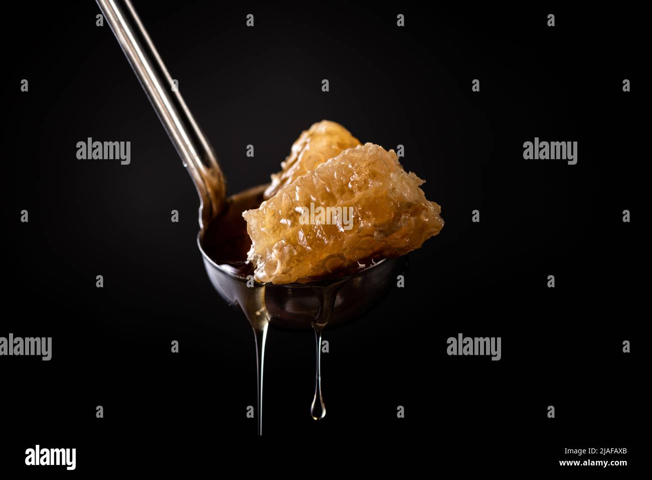 Honeycomb filled fresh honey hi-res stock photography and images - Alamy