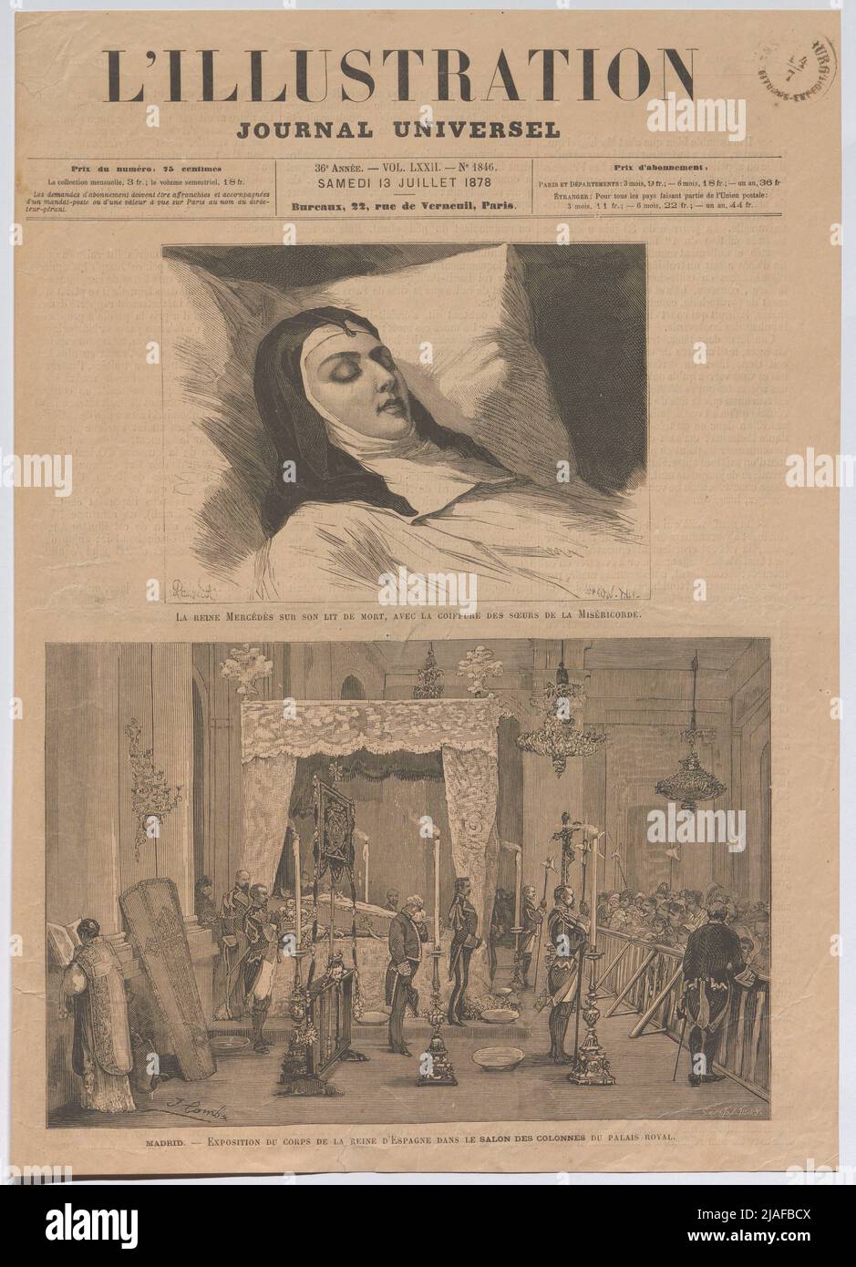 Queen Mercèdes on her deathbed, with the hairstyle of the Sisters of ...