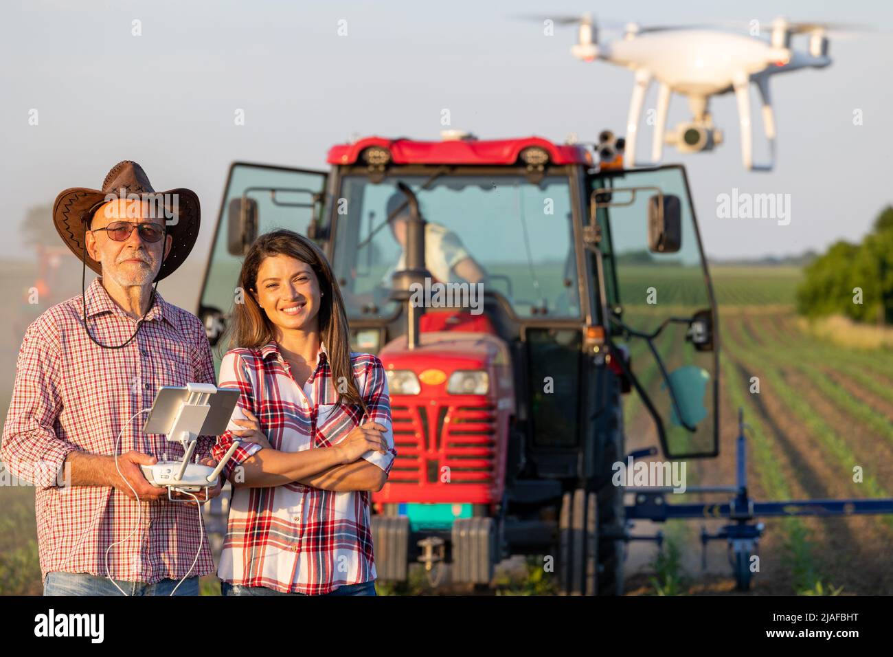 Portrait senior male agronomist holding hi-res stock photography and ...
