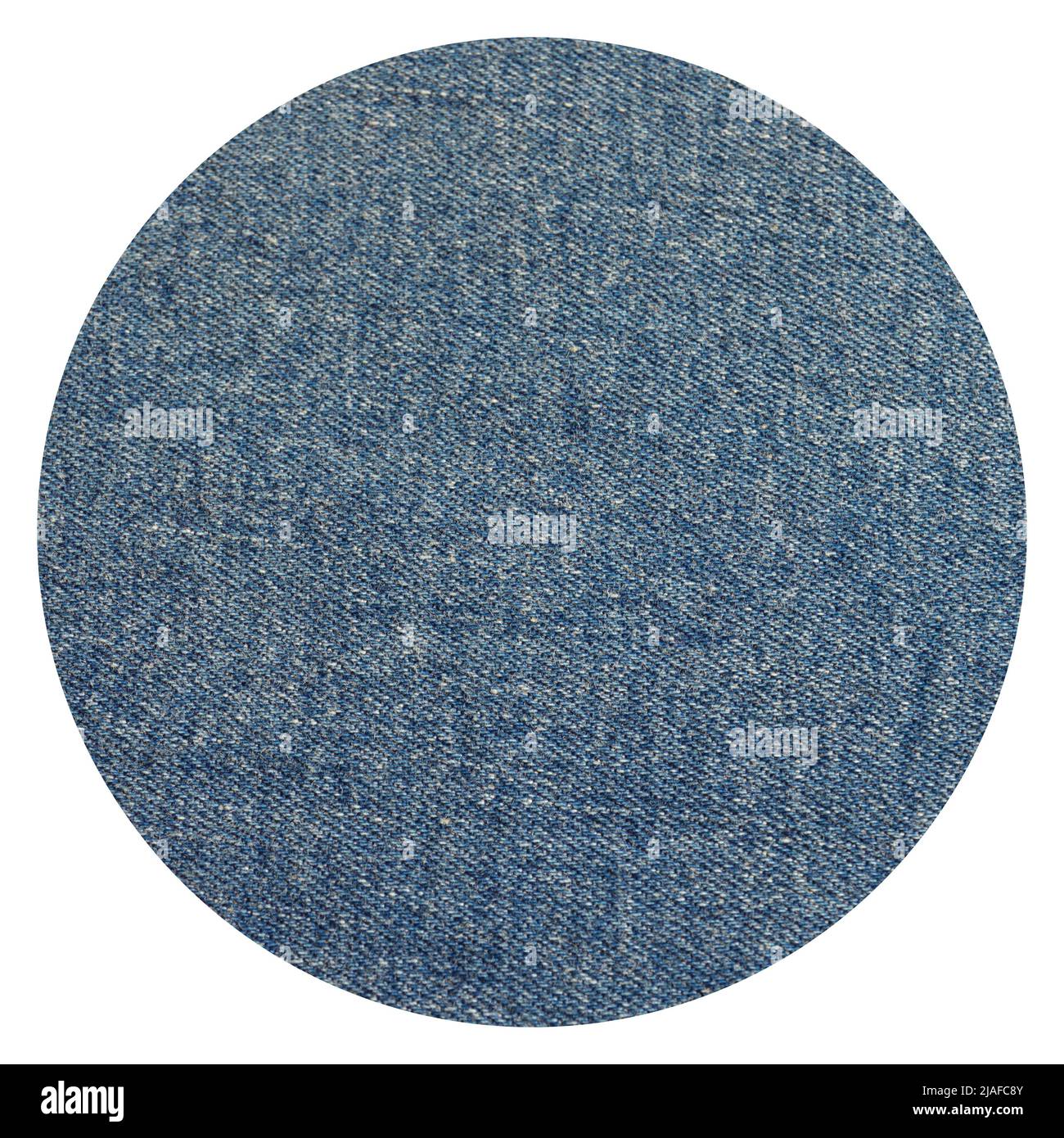 Seamless round blue denim cotton jeans fabric texture background and ...