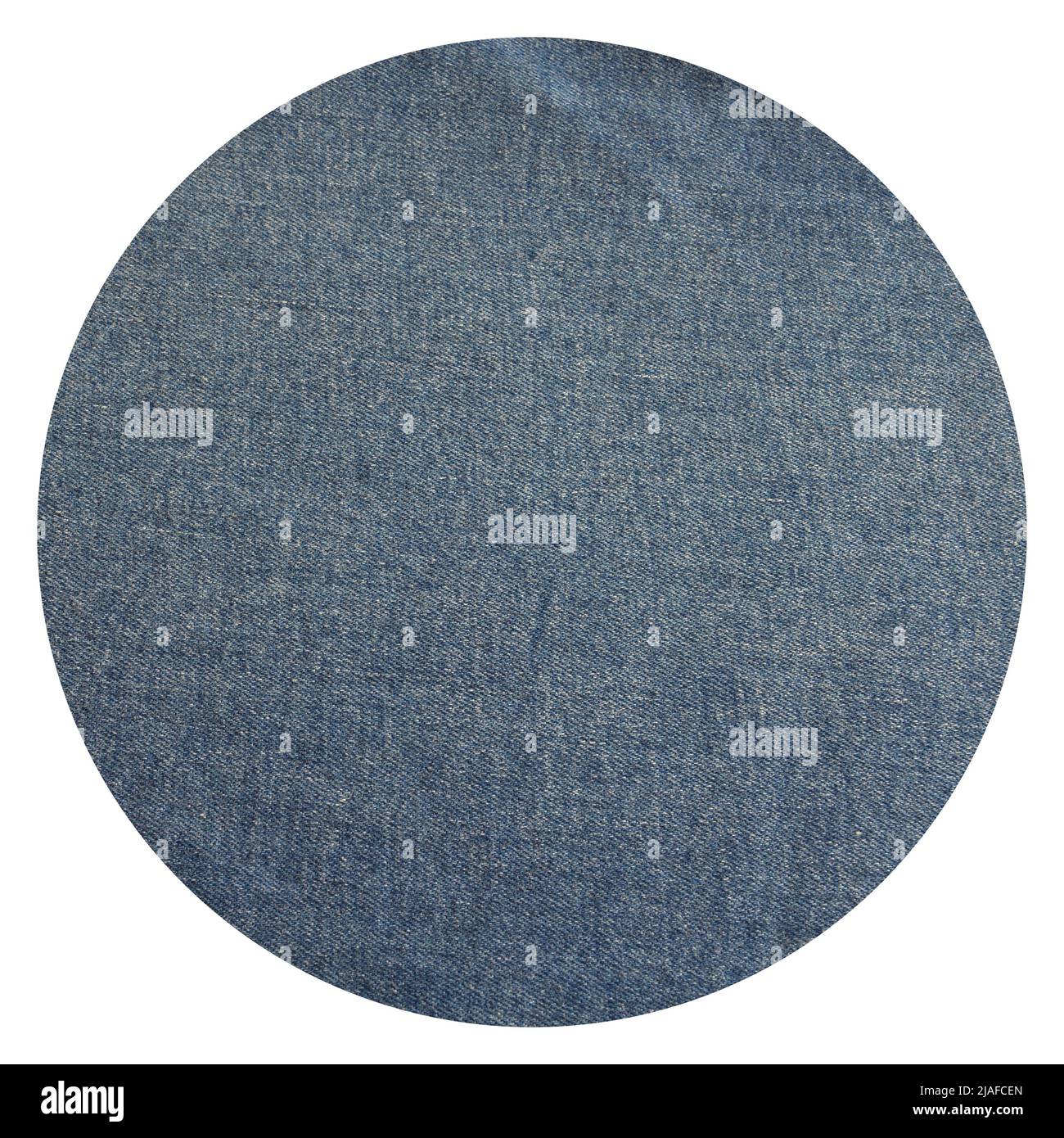 Seamless round blue denim cotton jeans fabric texture background and ...