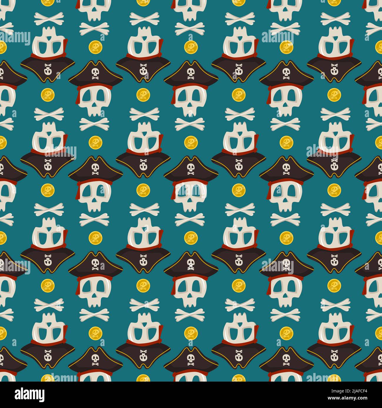 Skull And Crossbones Pattern