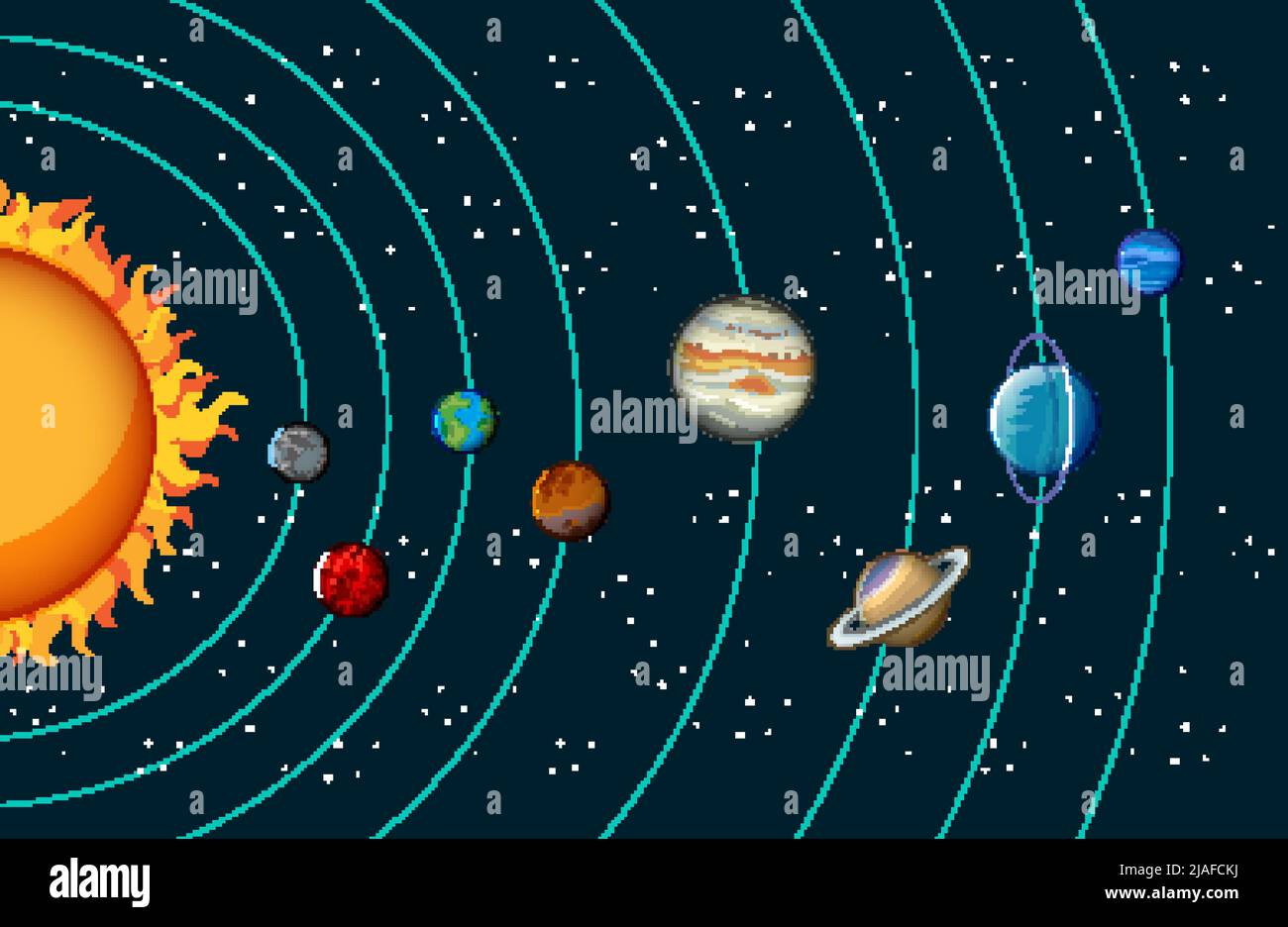 Asteroids earth planet in Stock Vector Images - Alamy