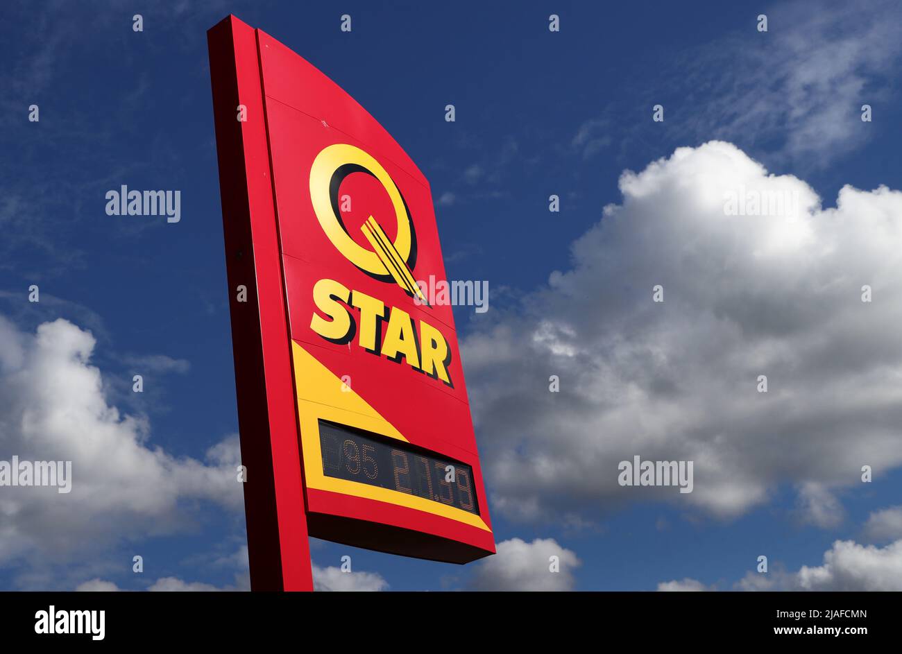 A Qstar gas station, Väderstad, Sweden Stock Photo - Alamy