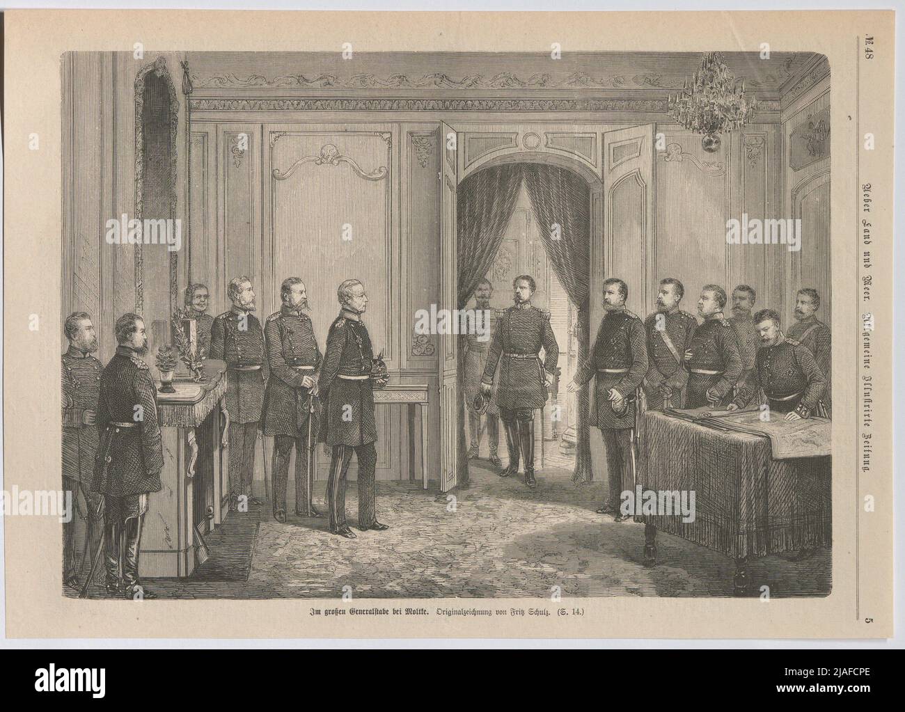 In the large general staff at Moltke Stock Photo - Alamy