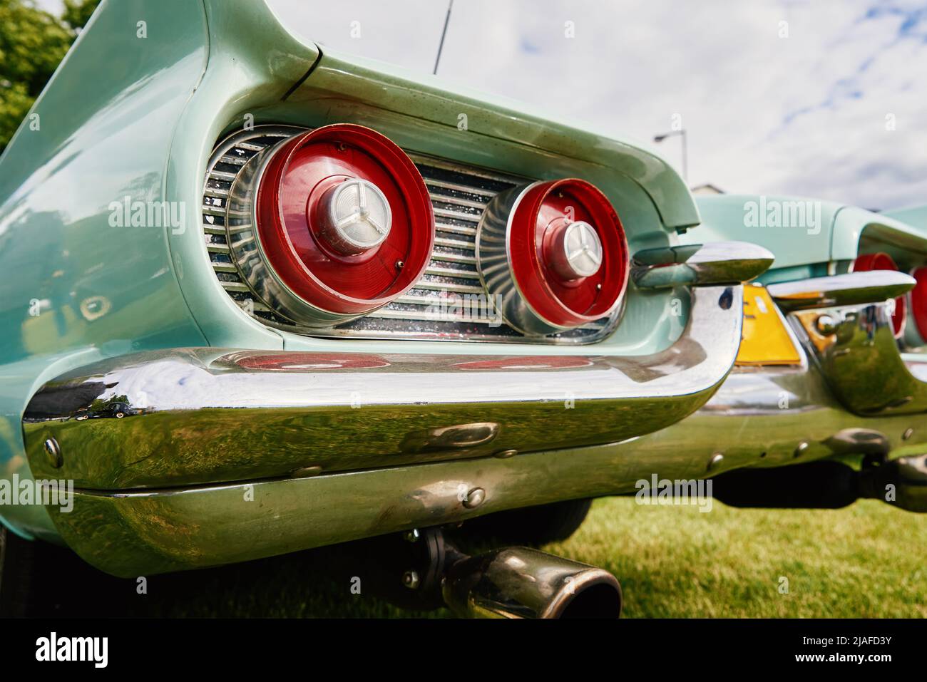 American classic car rear light hi-res stock photography and images - Alamy