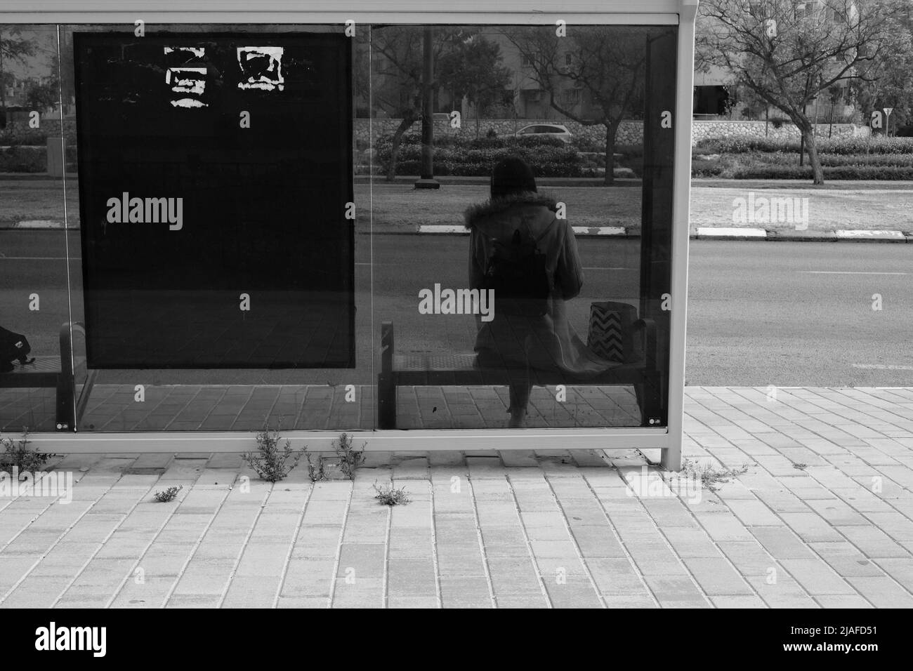 Bus station Black and White Stock Photos & Images - Alamy