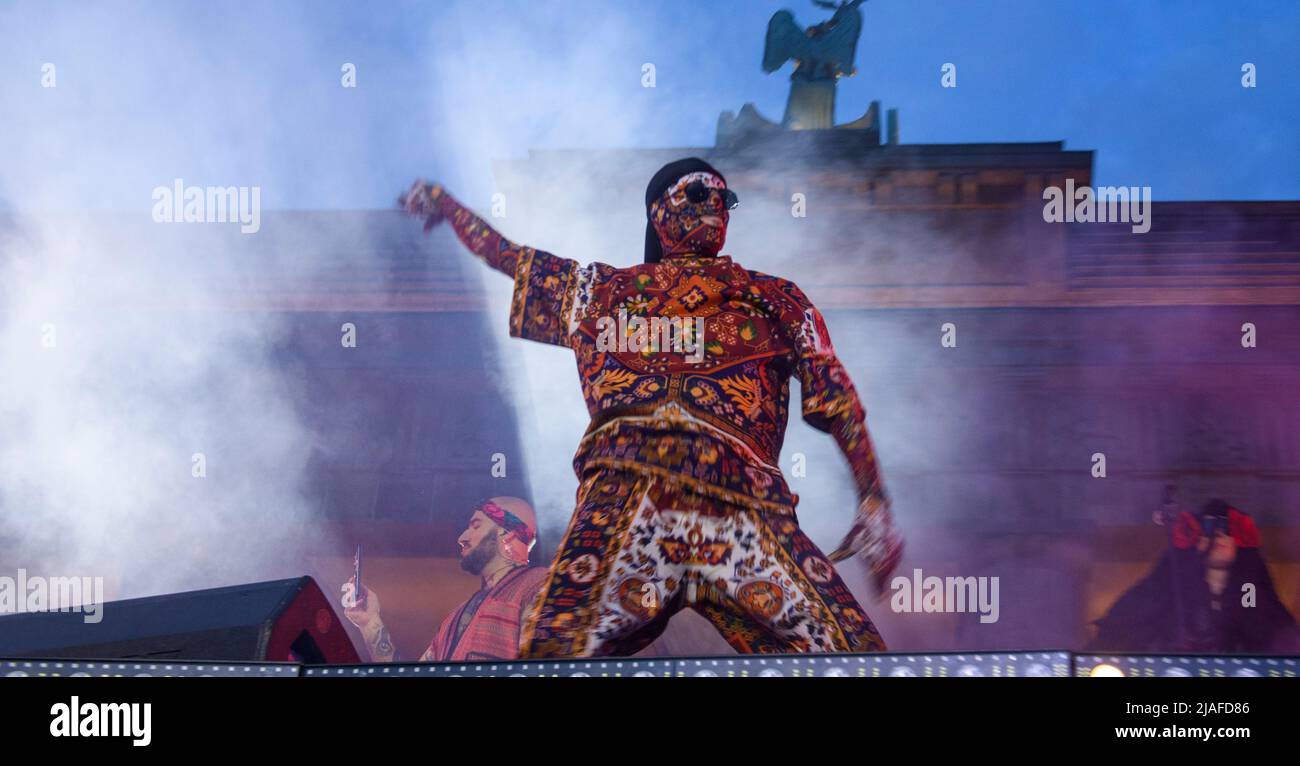 Berlin, Berlin, Germany. 29th May, 2022. Breakdancer, MC KylymMen, of ...