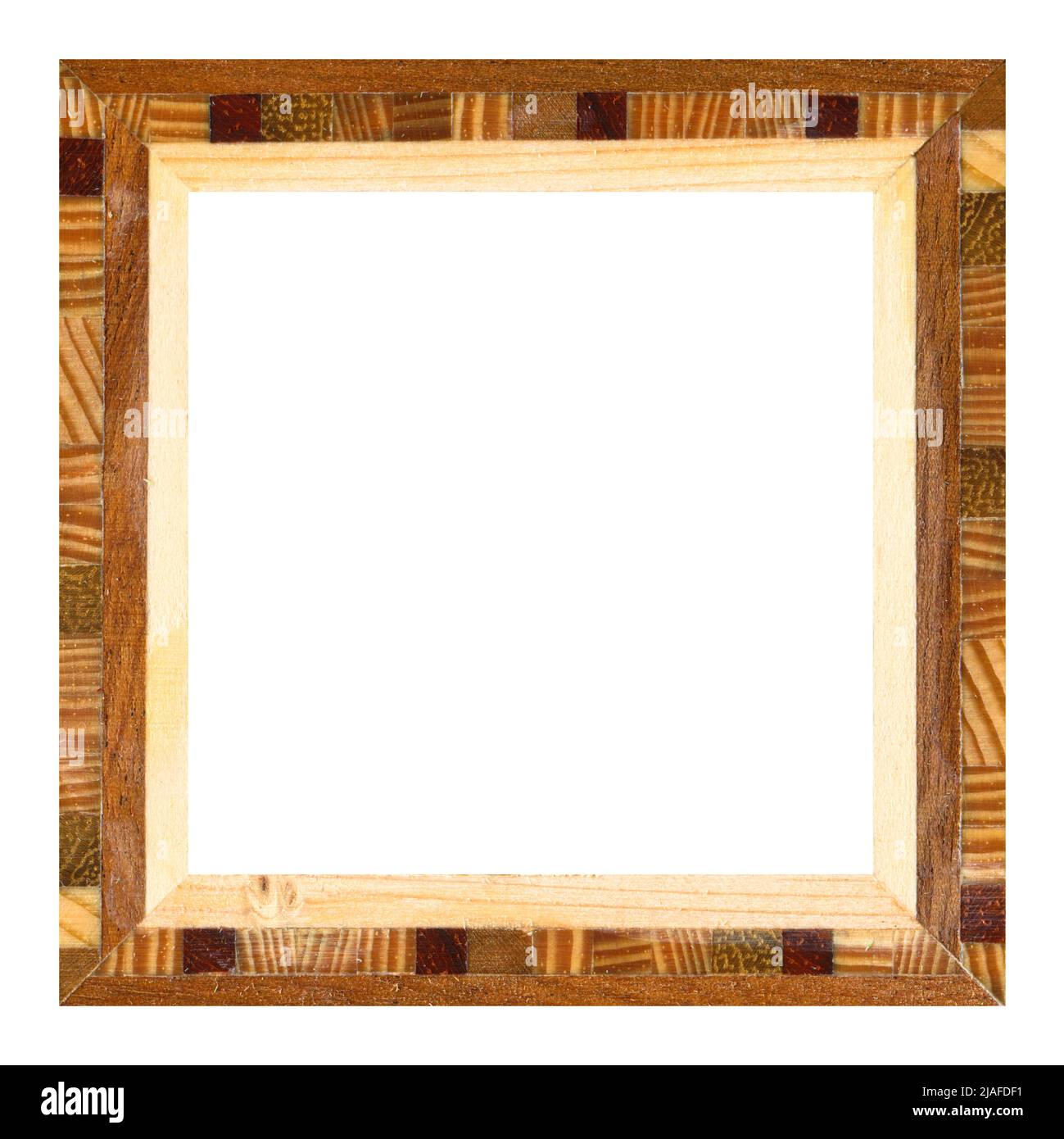 Wooden marquetry frame, wooden frame made from a combination of ...