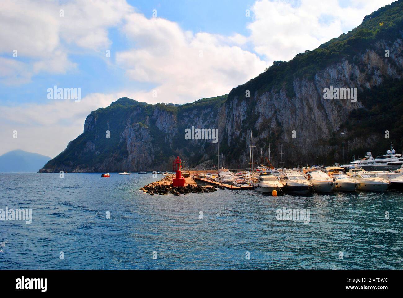 View the Capri from the boat Stock Photo - Alamy