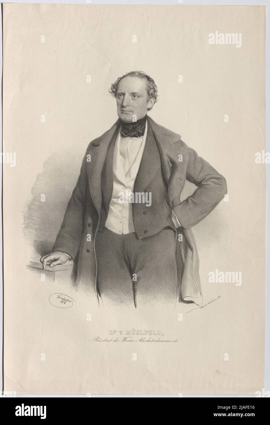 Dr. v. Mühlfeld, President of the Vienna Advocate Chamber etc. ". Eugen ...