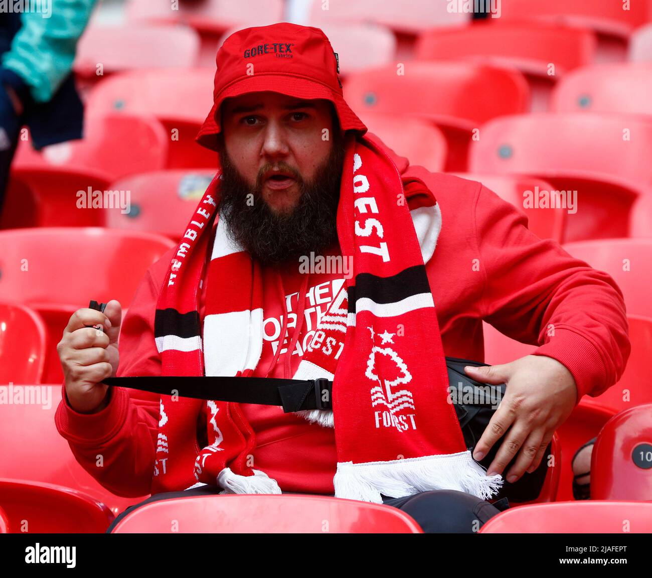 LONDON, ENGLAND - MAY 29: Nottingham Forest Fansduring Championship ...