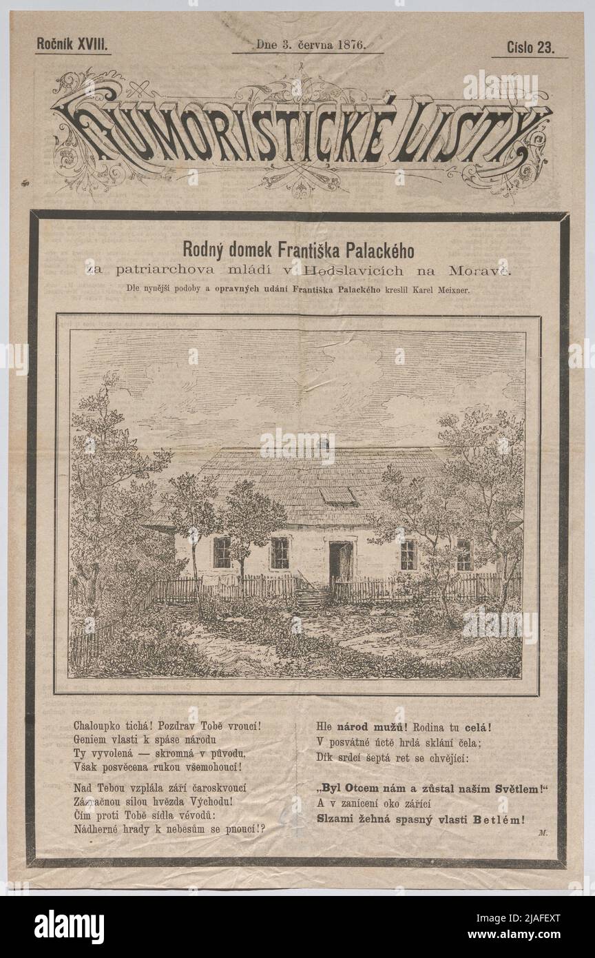 Frantiska Palacký's birth house for Patriarch's youth in Hodslavice on ...