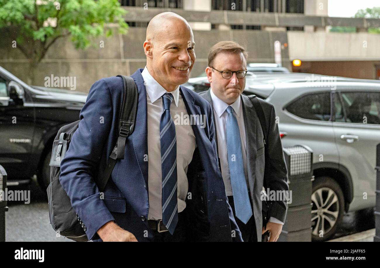 Washington, Vereinigte Staaten. 24th May, 2022. Sean M. Berkowitz, left ...