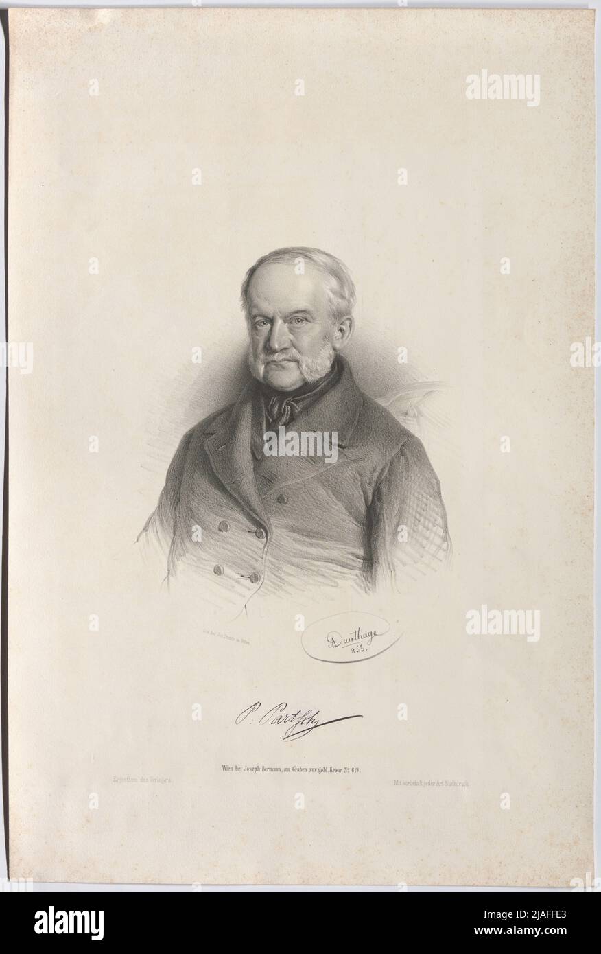 P. Partsch ". Paul Maria Partsch, geologist and mineralogue. Adolf ...