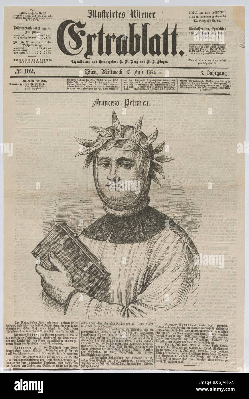 Illustrirtes wiener extrablatt hi-res stock photography and images - Alamy