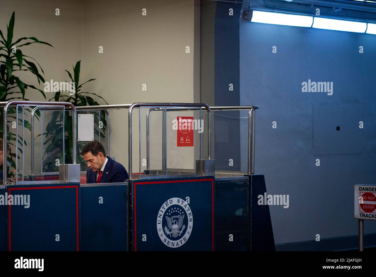 United States Senator Marco Rubio (Republican of Florida) rides the ...
