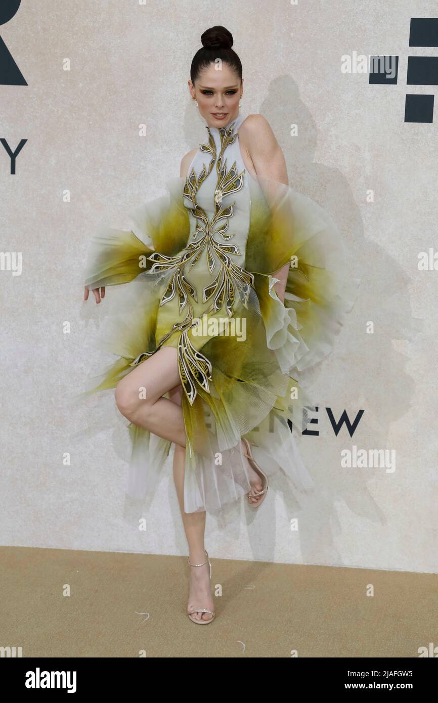 Coco Rocha attends the amfAR Gala Cannes 2022 during the 75th Cannes ...
