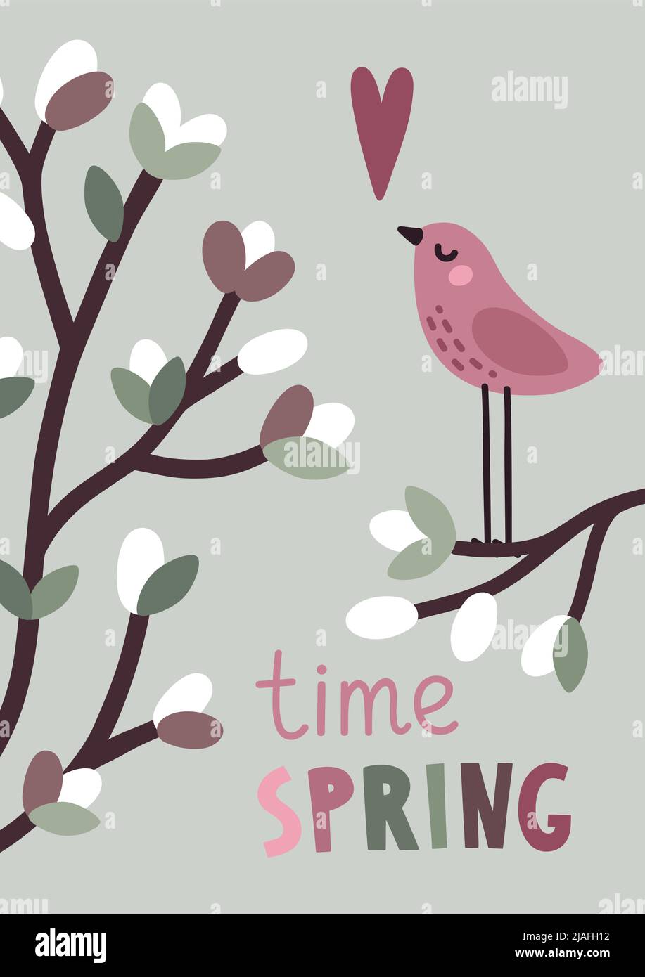 Spring tree colors Stock Vector Images - Alamy