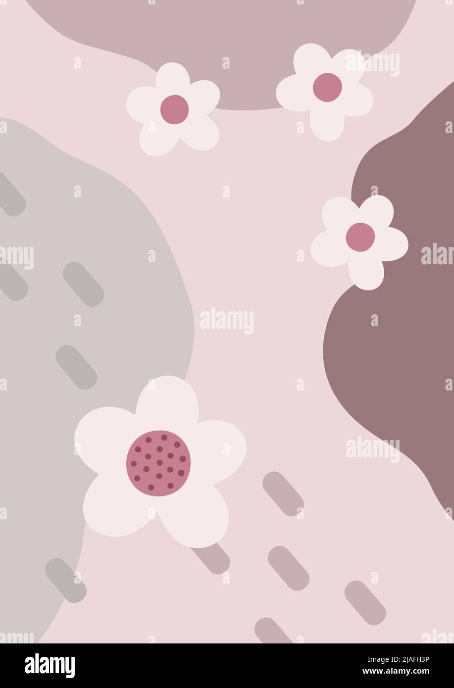 Spring minimal poster Stock Vector Image & Art - Alamy