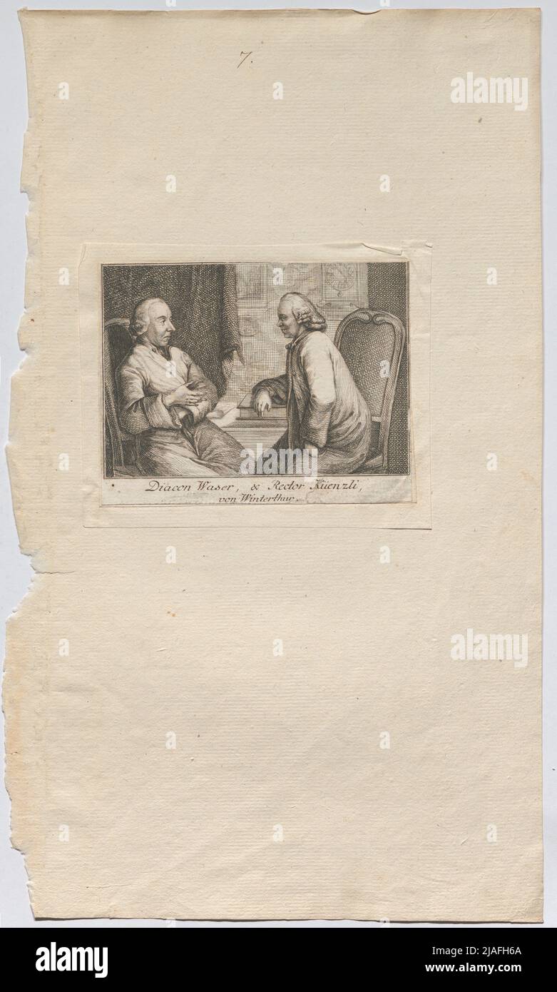 Diacon Waser, & Rector Kuenzli, from Winterthur. ". Johann Heinrich ...