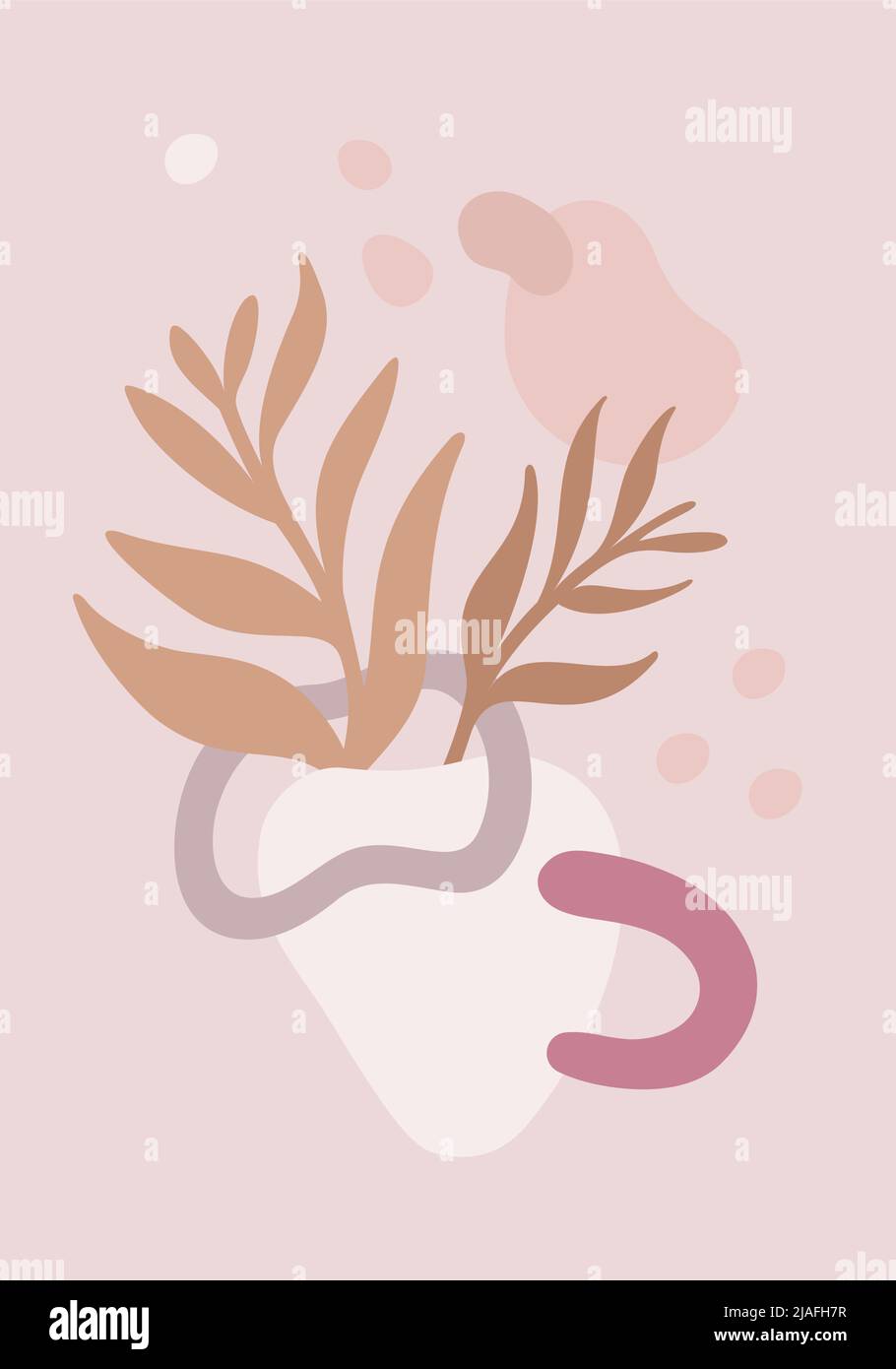 Abstract floral composition Stock Vector Image & Art - Alamy