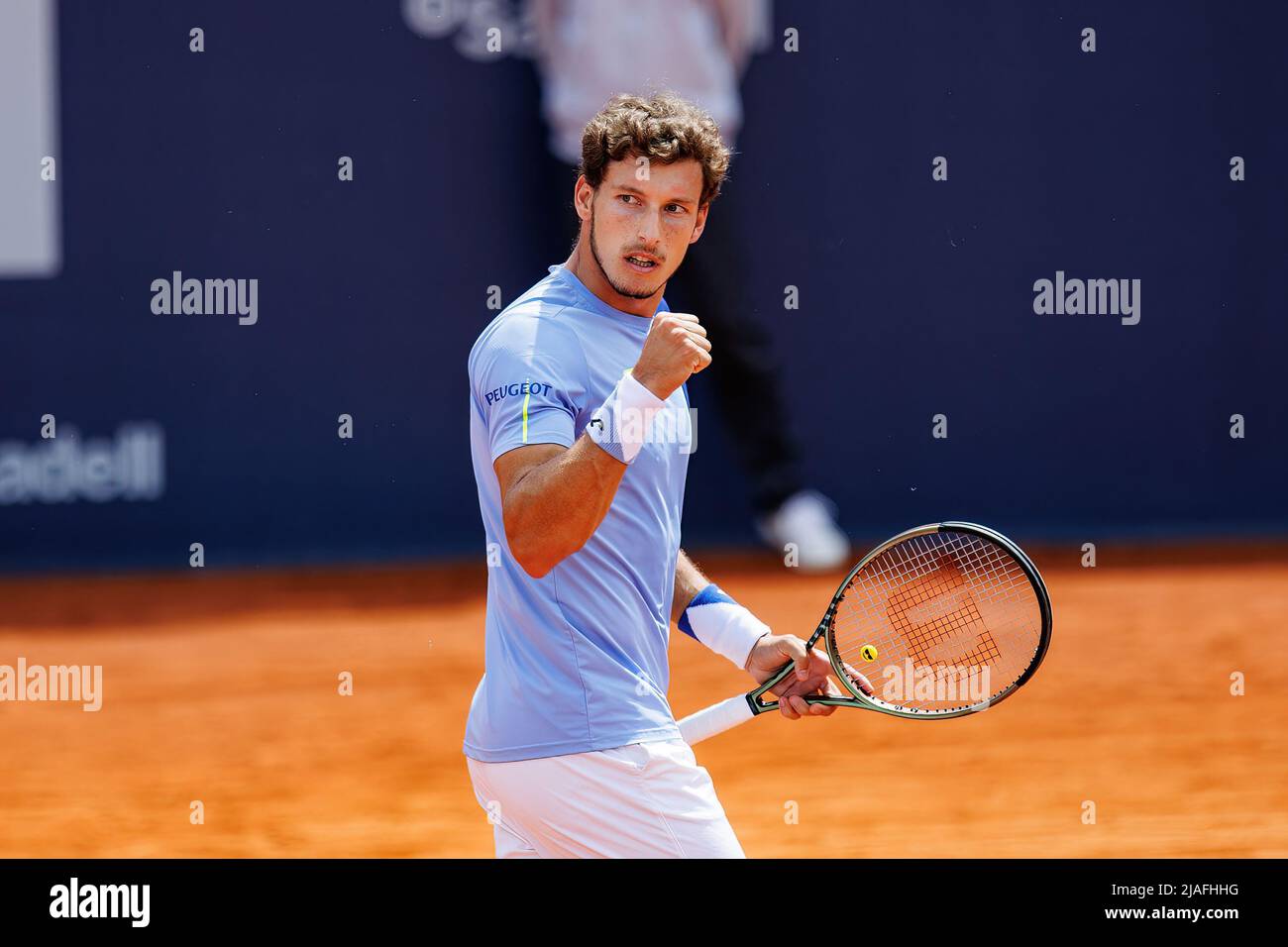 BARCELONA - APR 22: Pablo Carreno Busta in action during the Barcelona ...