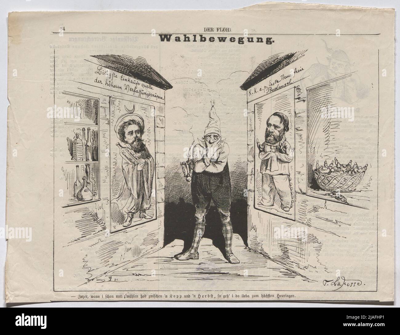 Election movement. ". A man has the choice between (Josef) Kopp and ...