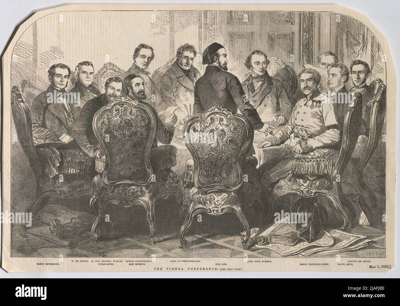 The Vienna Conference. ". The participants in the Vienna Peace ...