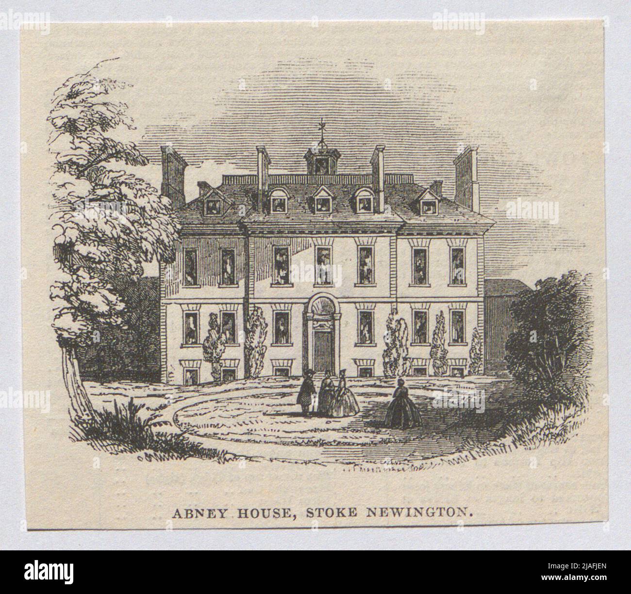 ABNEY HOUSE, STOKE NEWINGTON.". Haus Abney in Stoke Newington, England ...