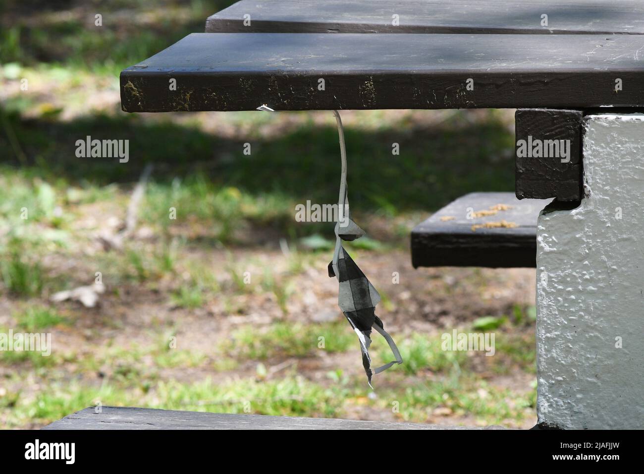 HANGMAN: A character created out of paper dangles by the neck from a ...