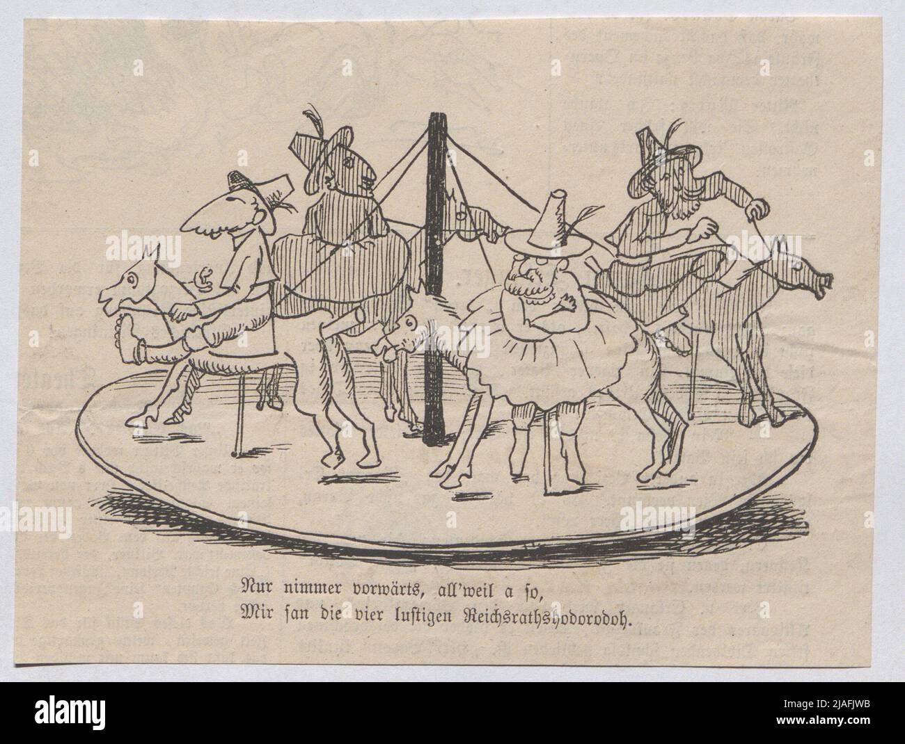 The four "Reichsratshododoroh" (Ignaz Kuranda, Julius Alexander ...