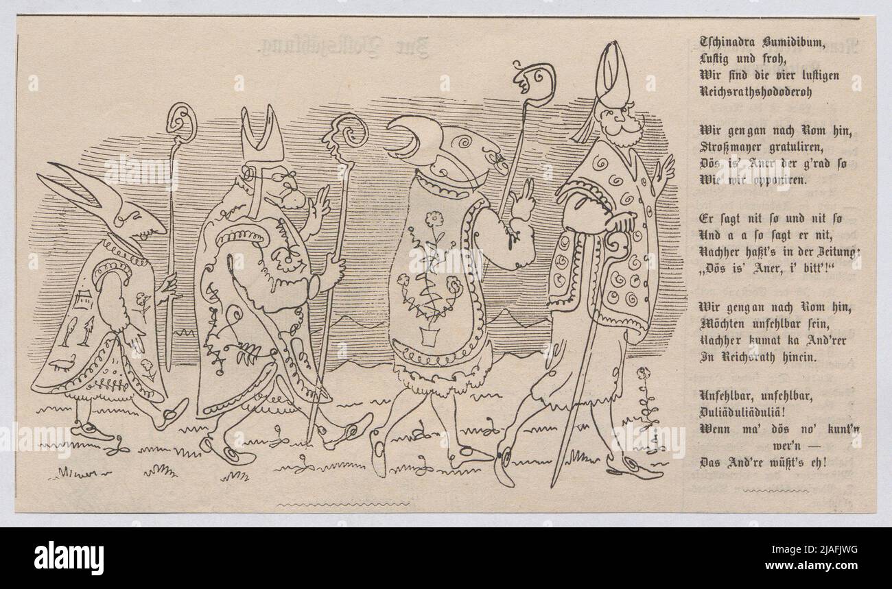 The four "Reichsratshododoroh" (Ignaz Kuranda, Julius Alexander ...