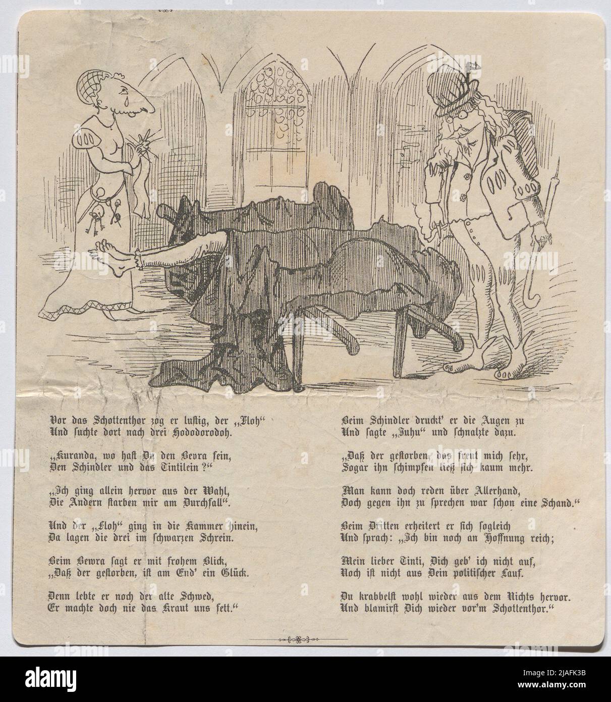 Ignaz Kuranda in front of the former three other "Reichsratshododoroh ...