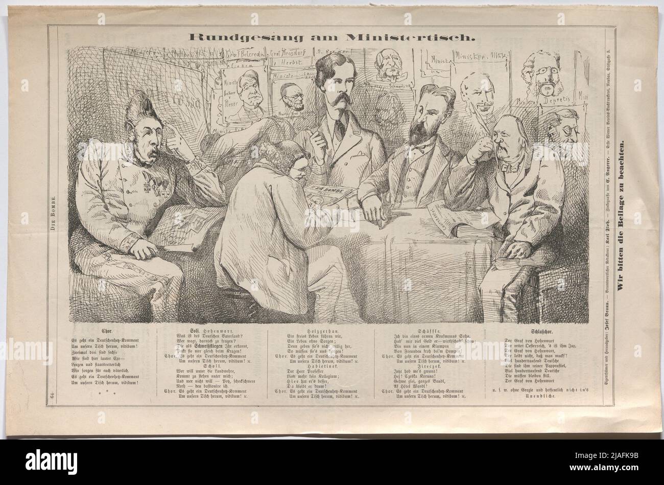 Round singing at the ministerial Stock Photo - Alamy