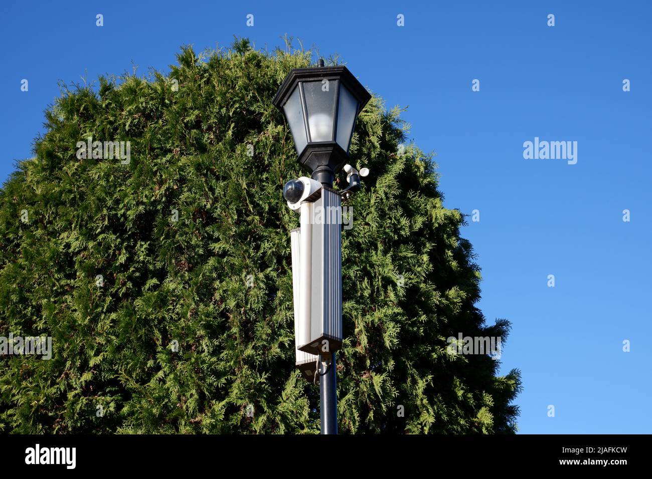 A street lamp and a surveillance camera hi-res stock photography and ...