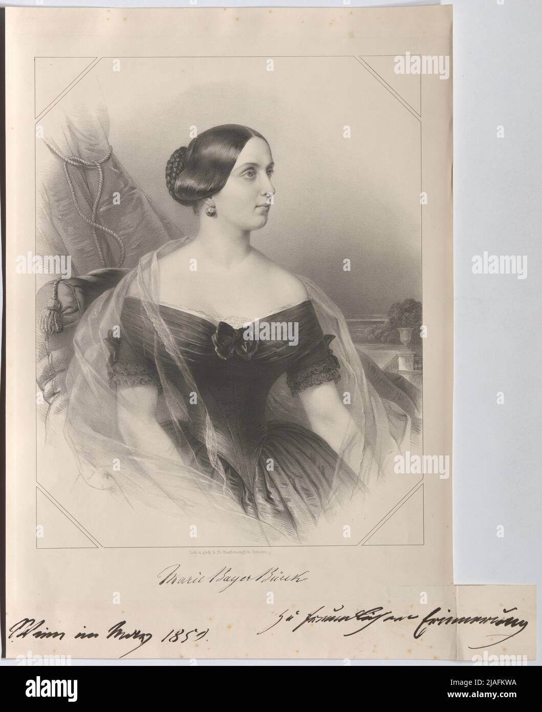 Marie Bayer Bürck. Franz Seraph Hanfstaengl (Hanfstängl) (1804—1877 ...