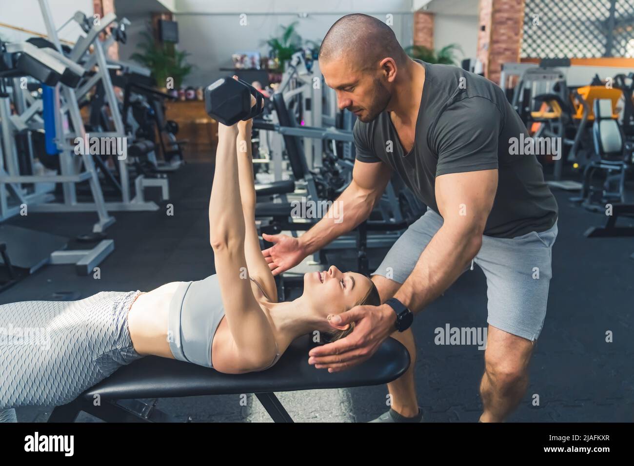 Dumbbell lifts hi-res stock photography and images - Alamy