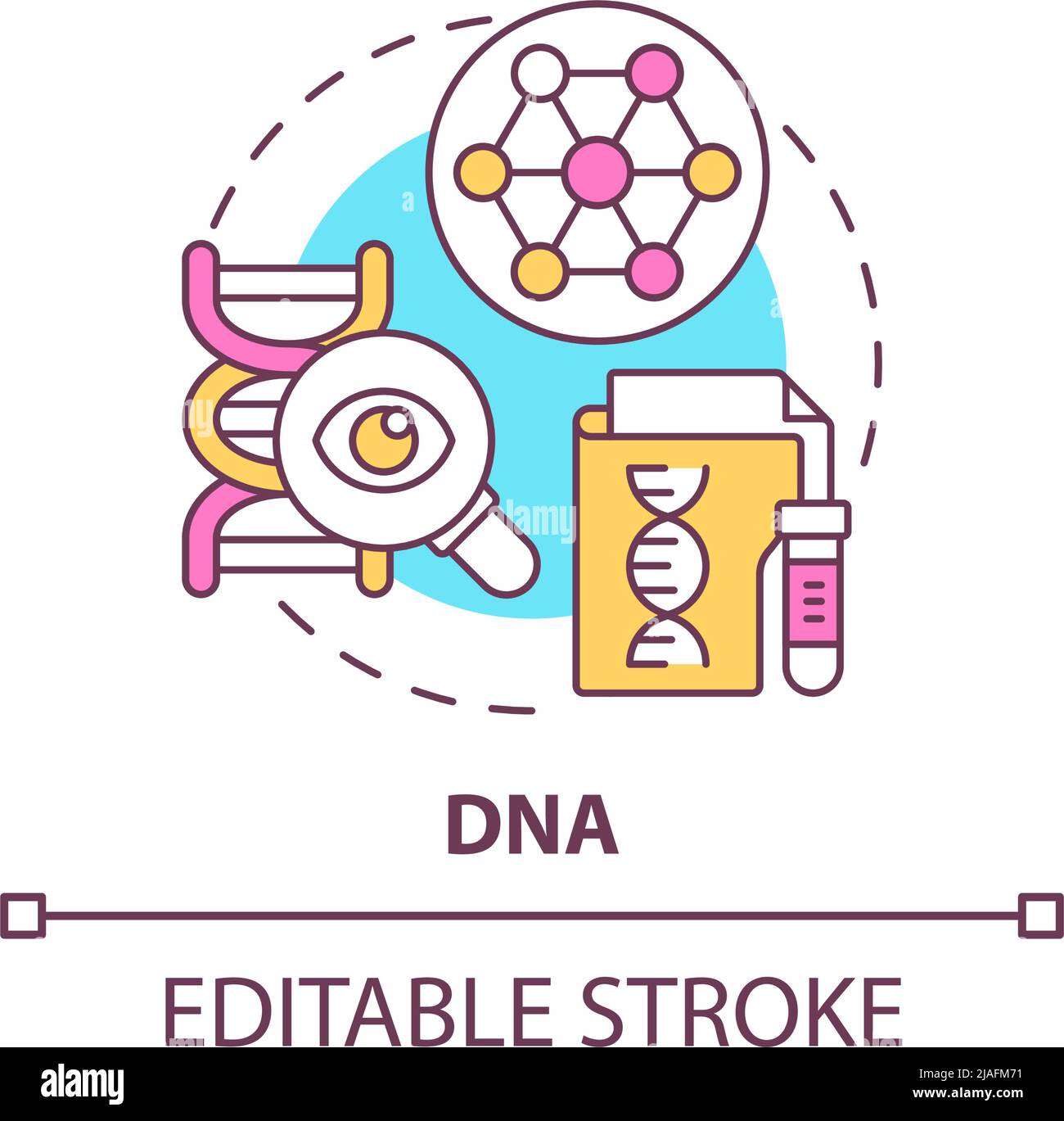 Complex dna Stock Vector Images - Alamy