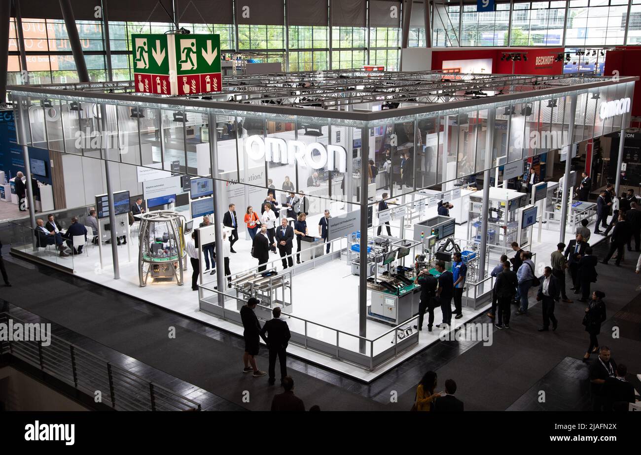 Hanover, Germany. 30th May, 2022. View of the stand of manufacturer ...