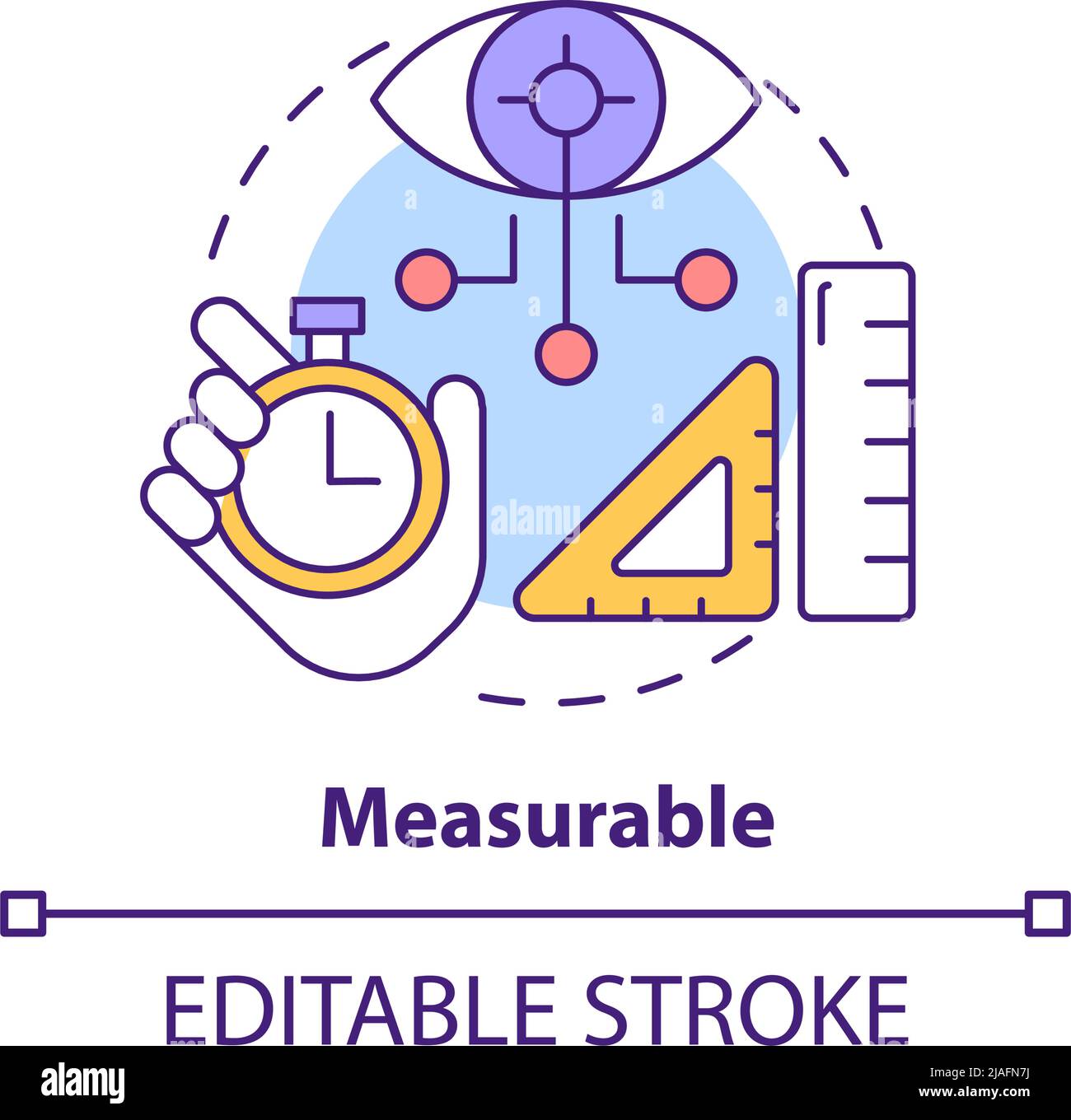 Measurable concept icon Stock Vector Image & Art - Alamy
