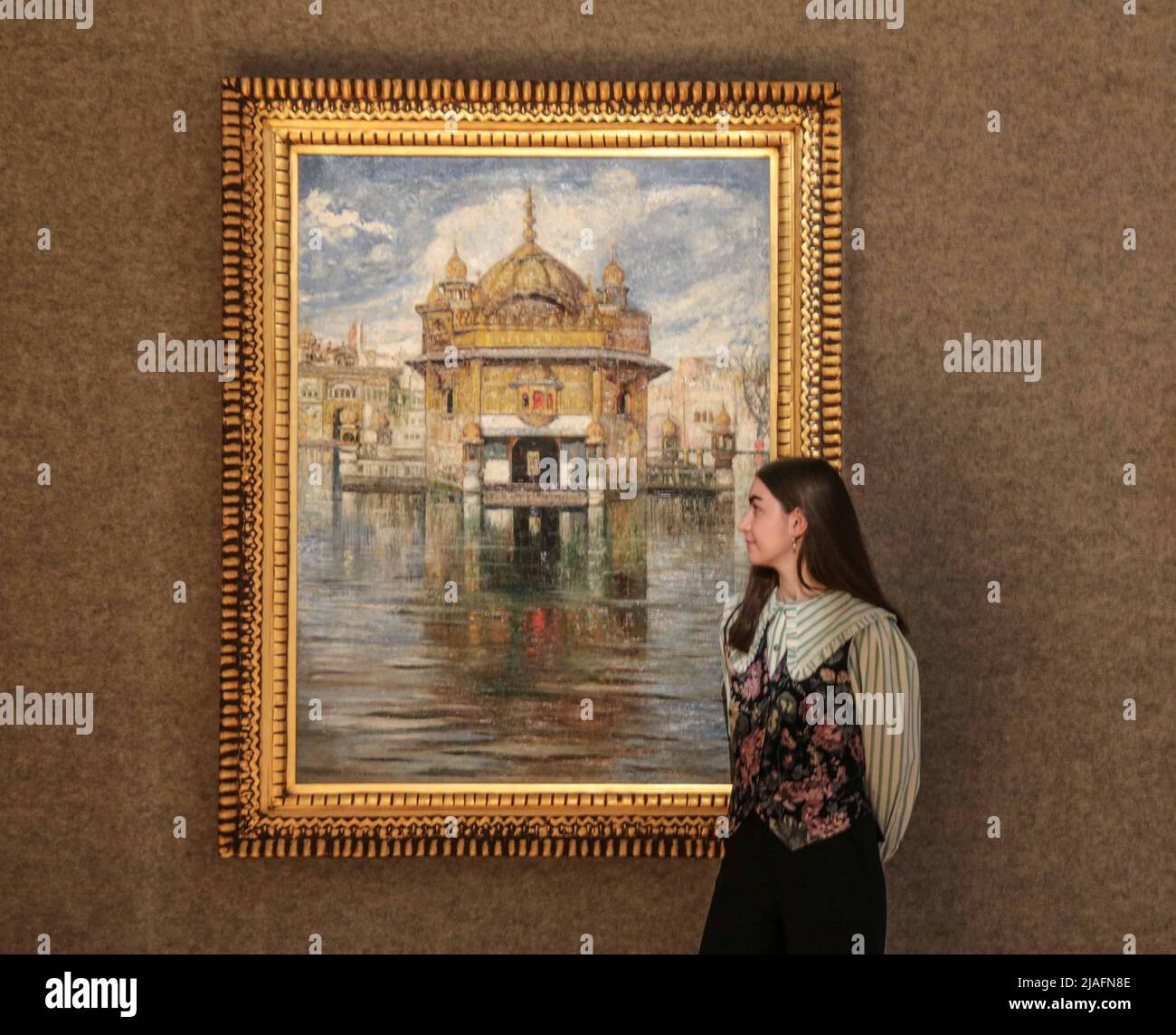 London UK 30 May 2022 The Golden Temple and Akhal Takht, Amritsar Gyula ...