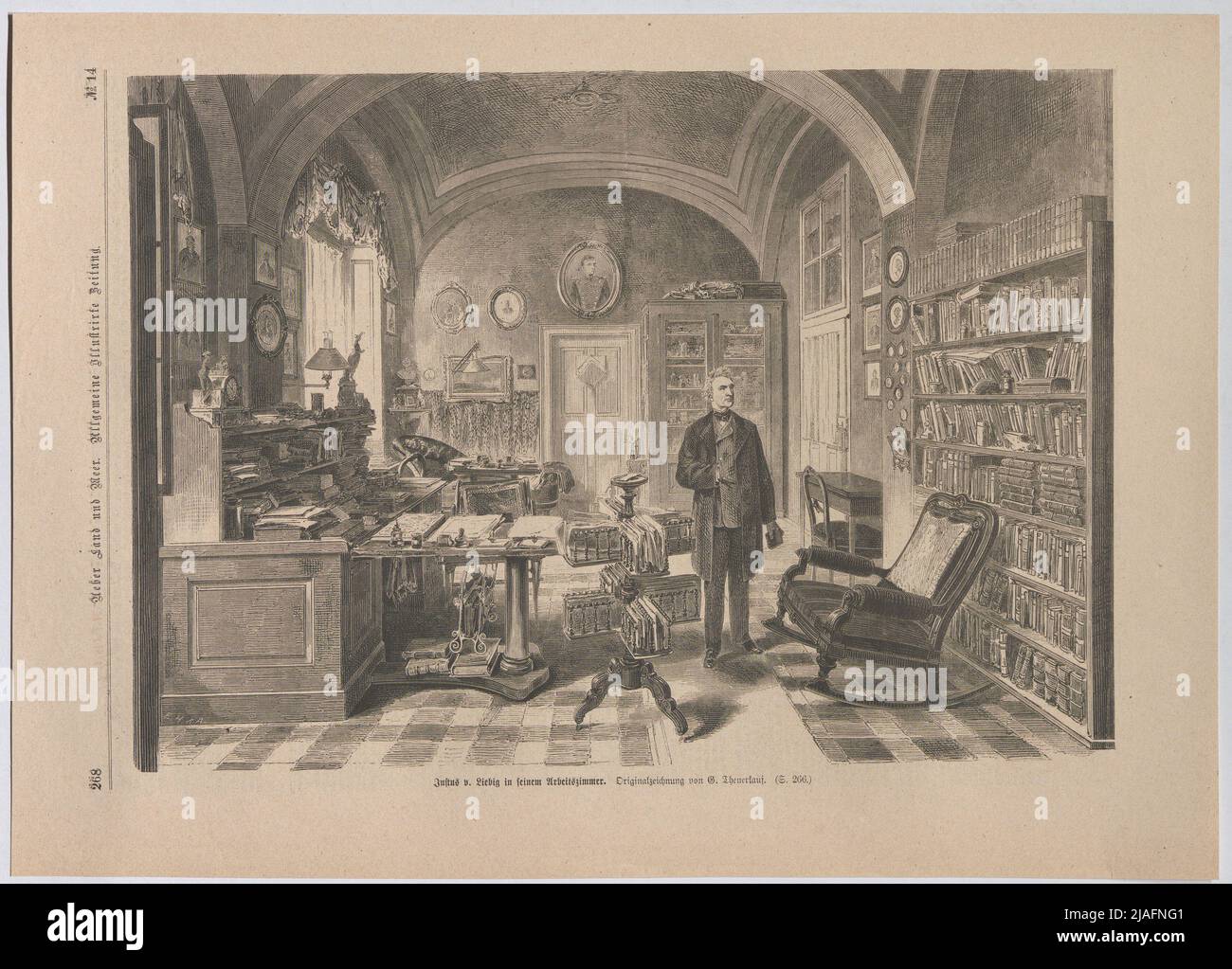 Justus von Liebig in his study ("About the country and sea. General ...