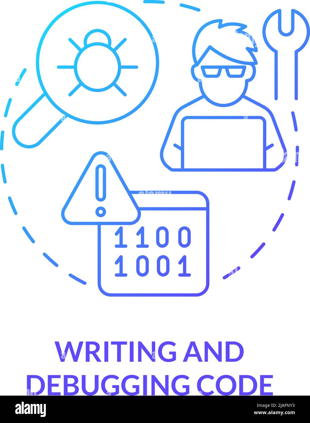 Script debug Stock Vector Images - Alamy